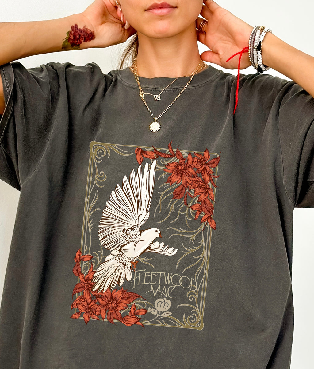 Fleetwood Mac Dove - Comfort Tee – NOT SO PLAIN JANE Design Co.
