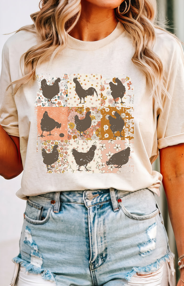 Spring Chickens - Comfort Tee – NOT SO PLAIN JANE Design Co.