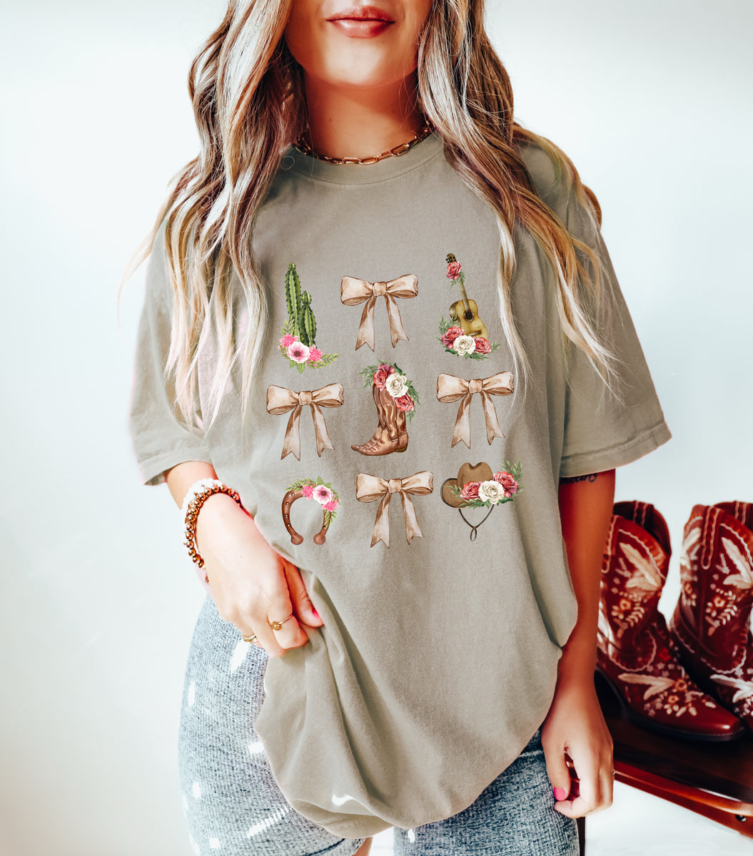 Country Bows - Comfort Tee – NOT SO PLAIN JANE Design Co.