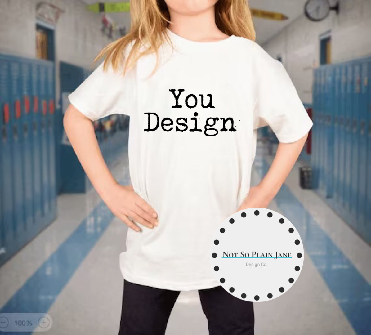 You Design - Youth Tshirt – NOT SO PLAIN JANE Design Co.